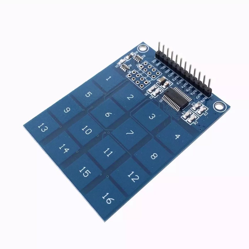 MÓDULO TECLADO DE MEMBRANA MATRICIAL 4X4 16 TECLAS PRA ARDUINO – Ecatronix